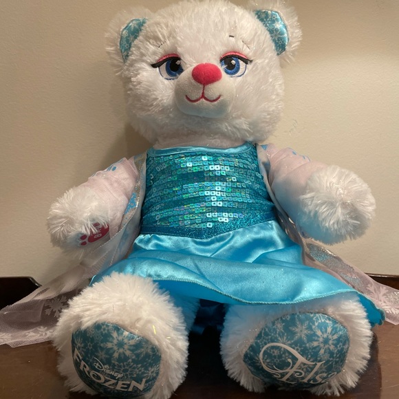 Disney | Toys | Build A Bear Elsa Disney Frozen Sparkly Blue 8 | Poshmark
